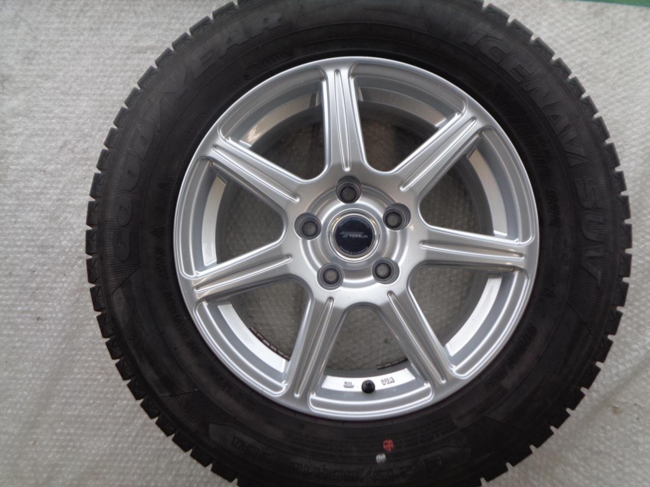 BRIDGESTONE(ブリヂストン) TOPRUN R7A + GOODYEAR(グッドイヤー) ICE NAVI SUV | カー用品 スタッドレスタイヤホイールセット 16インチ ...