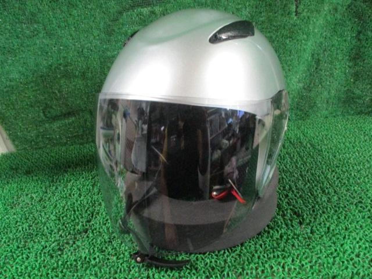 【岡田商事】CEPTOO GC-7 セミジェットヘルメット シルバー フリーサイズ(57-60cm未満) | バイク用品 ヘルメット ジェットヘルメット(二輪)を通販で購入する | 中古カー ...