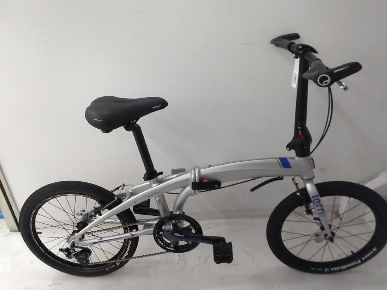 Tern Verge N8 20インチ(406) シングルギア 折りたたみ自転車 シルバー | 自転車 シティ 折りたたみ自転車を通販で購入する | 中古カー＆バイク用品の販売ならアップガレージ