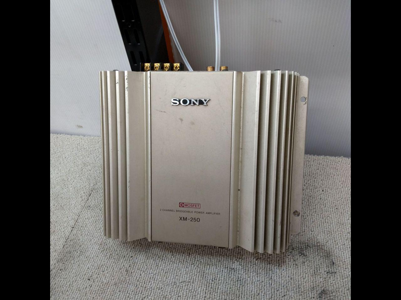 SONY XM-250 | 中古品 | アップガレージ 東村山店 | カー用品 アンプを通販で購入する | 中古カー＆バイク用品の販売なら ...