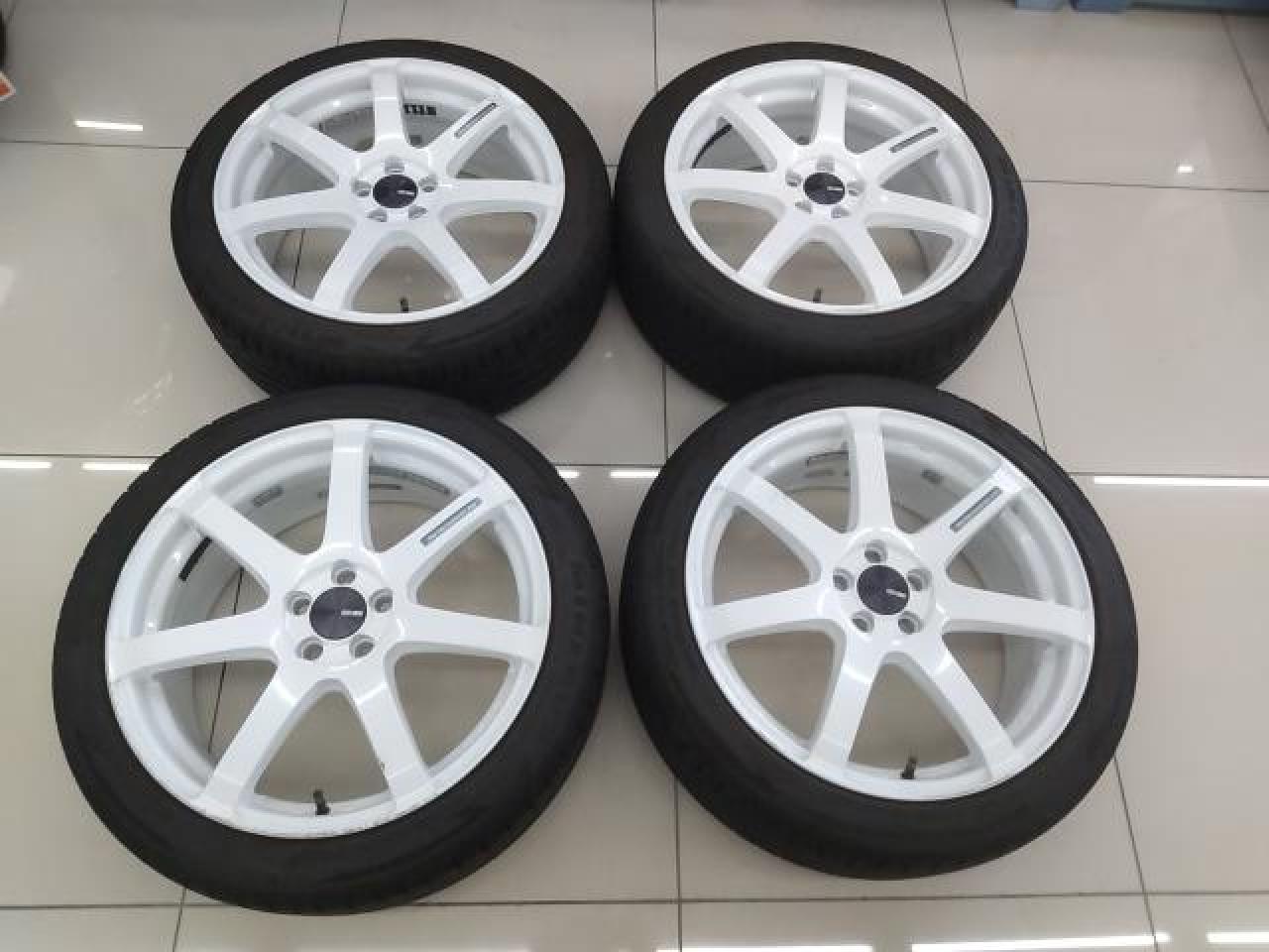 ENKEI PerformanceLine PF07 + MINERVA RADIAL F205【86!BRZ!プリウスに!是非試着を♪】 | カー用品 タイヤホイールセット 18インチタイヤ ...