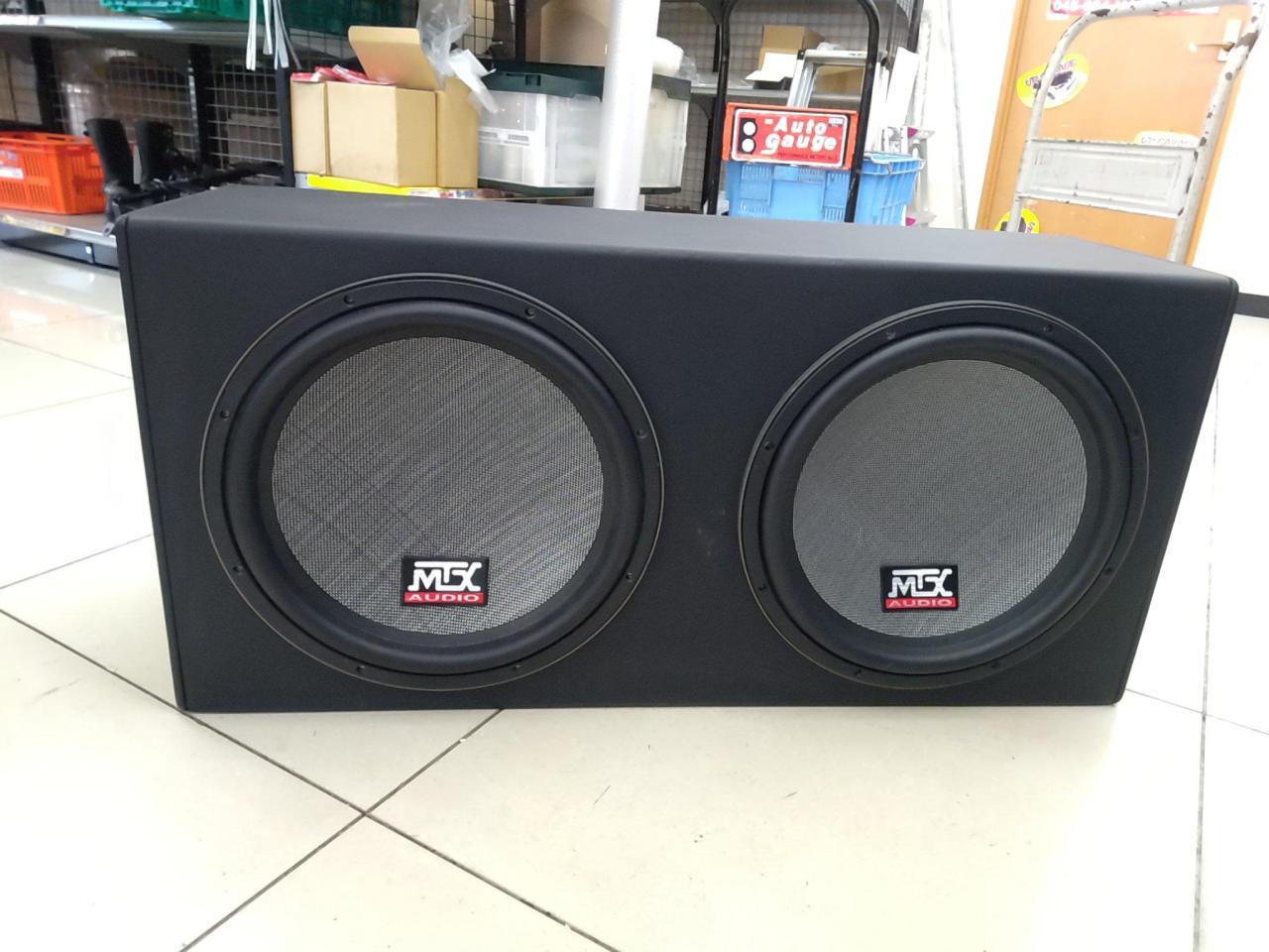 【MTX】THUNDER8000シリーズ MTX-T815-44 2発ウーファーBOX付き♪ | カー用品 スピーカー サブウーハースピーカー ...