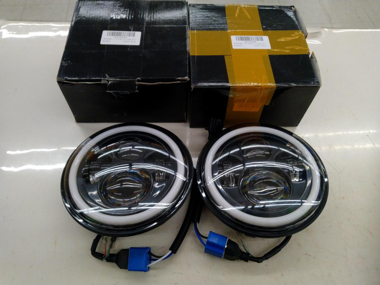 SZYUMO 7インチラウンド 汎用LEDヘッドライト | カー用品 電装系 フォグランプを通販で購入する | 中古カー＆バイク用品の販売なら ...