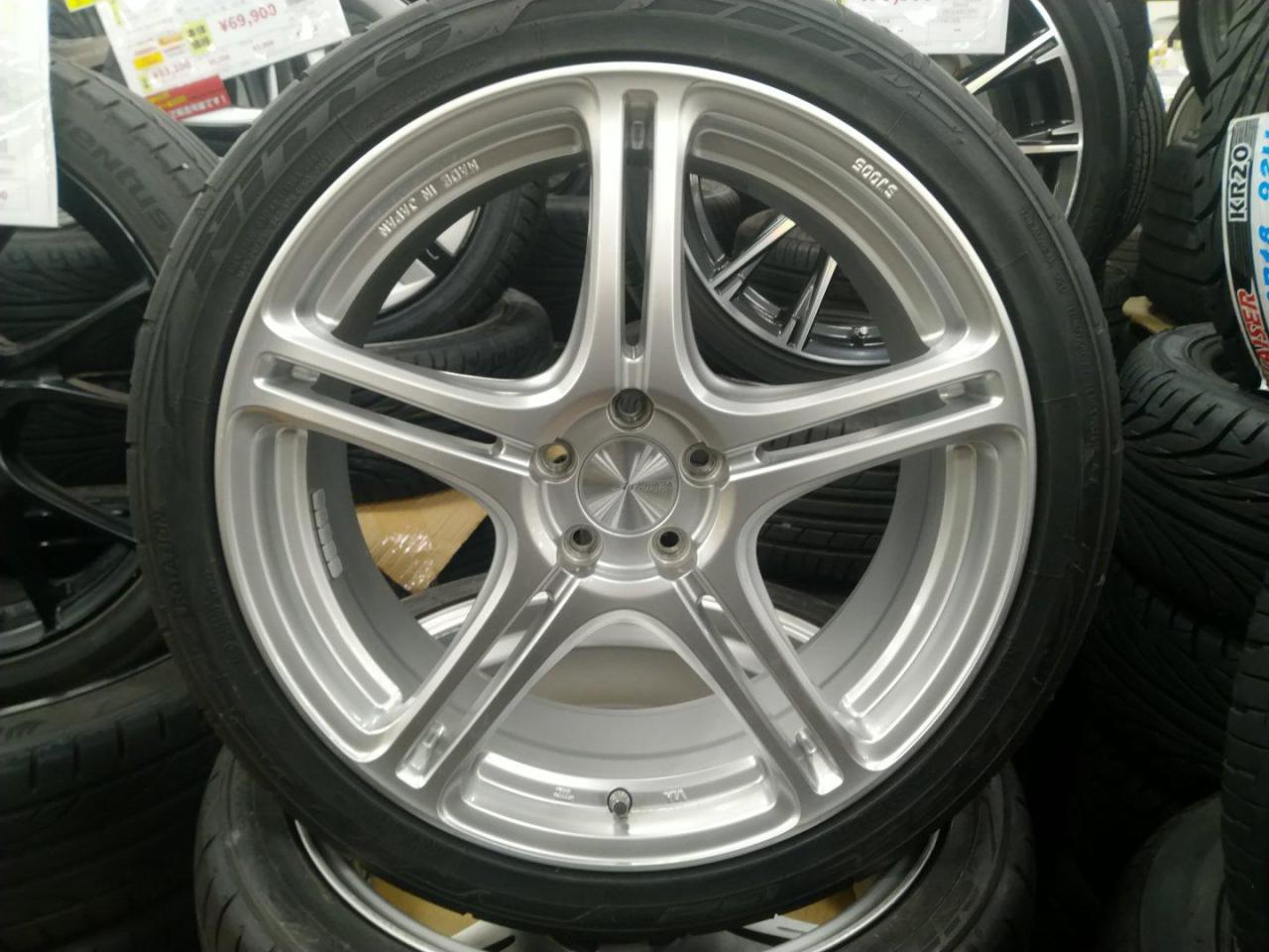 BRIDGESTONE POTENZA Adrenalin SW005 + NITTO NT555 G2 | カー用品 タイヤホイールセット ...