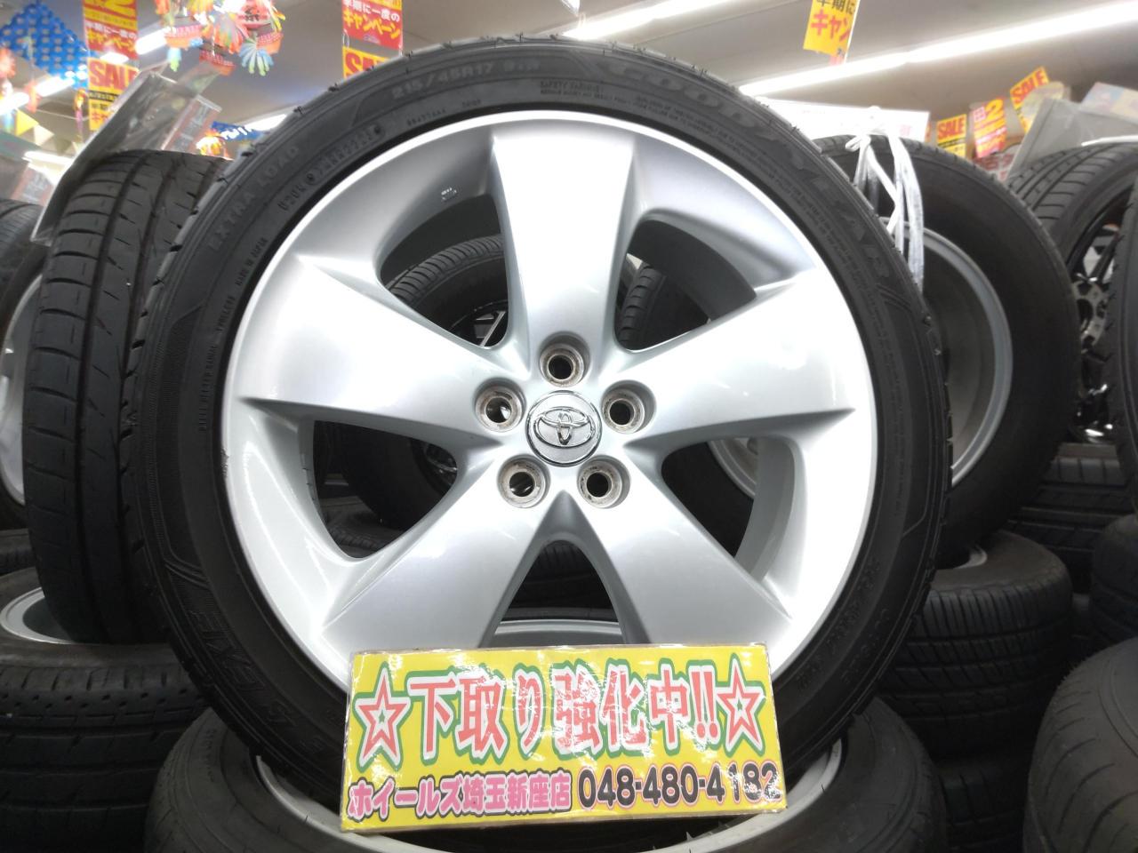 TOYOTA プリウス 30系 Sツーリング 純正ホイール + GOODYEAR EAGLE LS EXE | カー用品 タイヤホイールセット ...