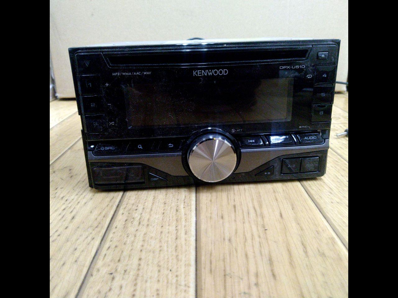 24 KENWOOD DPX-U510 2DIN CDチューナー | カー用品 ヘッドユニット CD+USB/i-Podチューナーを通販で購入する | 中古カー＆バイク用品の販売ならアップガレージ