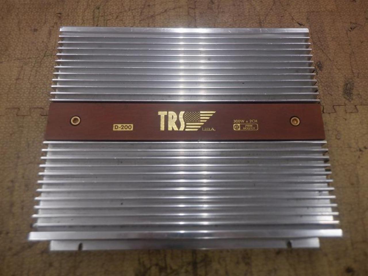 値下げしました TRS D-200 2chパワーアンプ | カー用品 アンプを通販で購入する | 中古カー＆バイク用品の販売ならアップガレージ