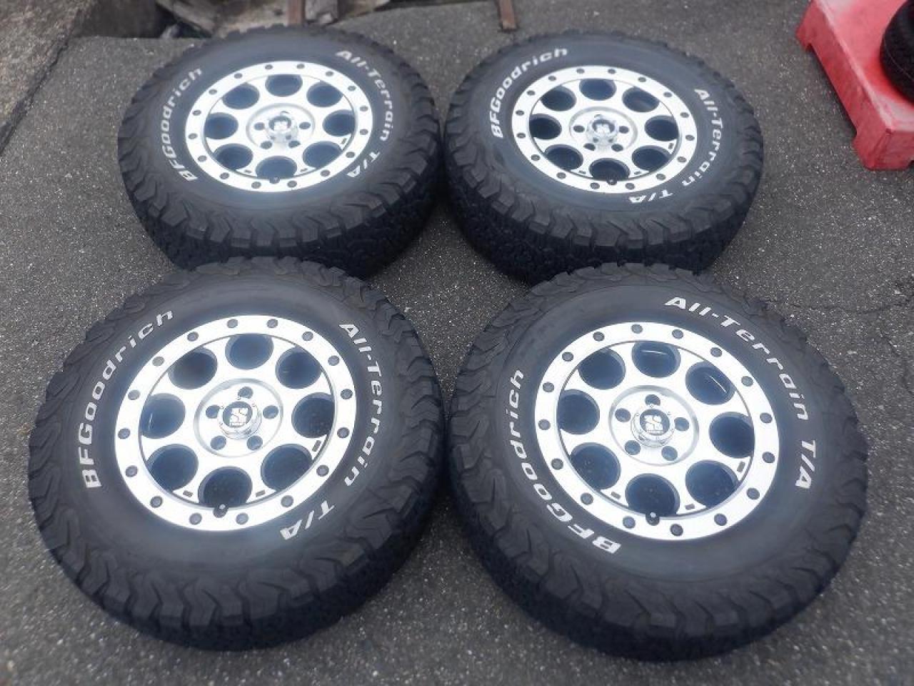 8 値下げしました MLJ(エムエルジェイ)XTREME-J(エクストリームジェイ) XJ03 (5HOLE) + BFGoodrich(ビーエフグッドリッチ) All-Terrain K02 ...