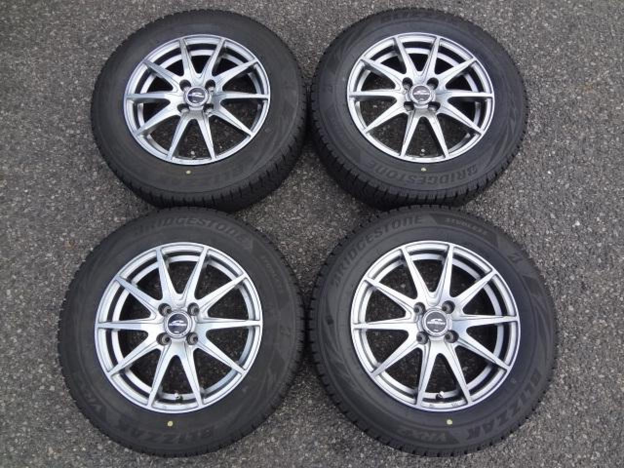 A-TECH SCHNEIDER SLS+BRIDGESTONE BLIZZAK VRX2 185/65-15 4本セット X07469 | カー用品 スタッドレスタイヤホイールセット 15 ...