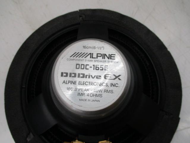 ALPINE DD Drive EX DDC-165E 16cm2Wayセパレートスピーカーのミッドのみです。 | カー用品 スピーカー ...
