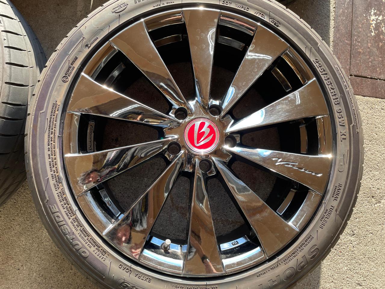 RAYS(レイズ) GENOME(ゲノム) BL-10 + MILEVER SPORT macro MA349 | カー用品 タイヤホイール ...