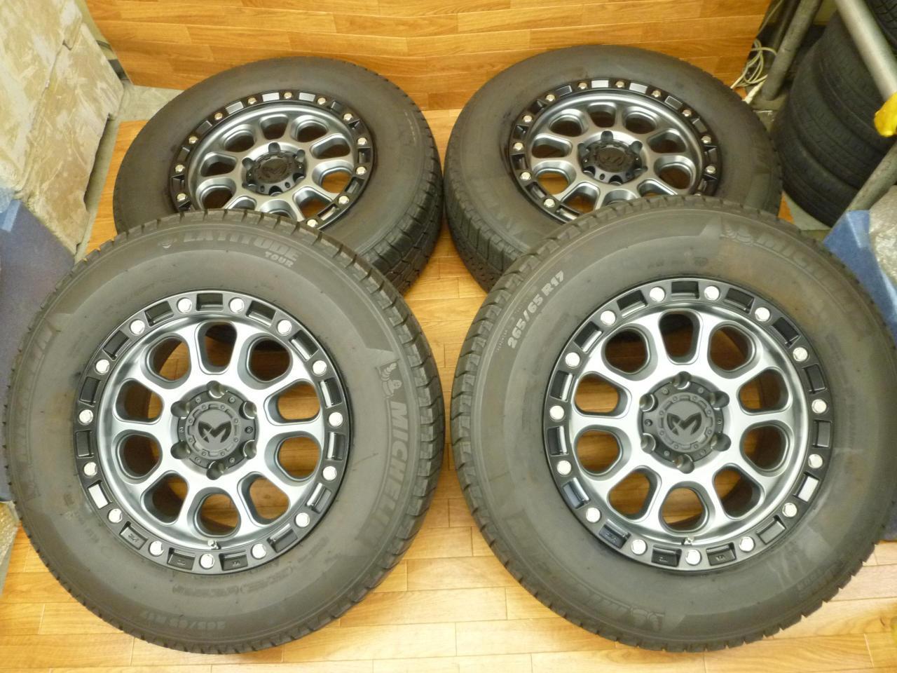 MKW ALLOY WHEEL M204 + MICHELIN LATITUDE TOUR | カー用品 タイヤホイールセット 17インチ ...