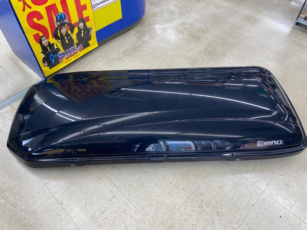 INNO BR55 ブラック ルーフBOX | カー用品 キャリア ルーフBOXを通販で購入する | 中古カー＆バイク用品の販売ならアップガレージ