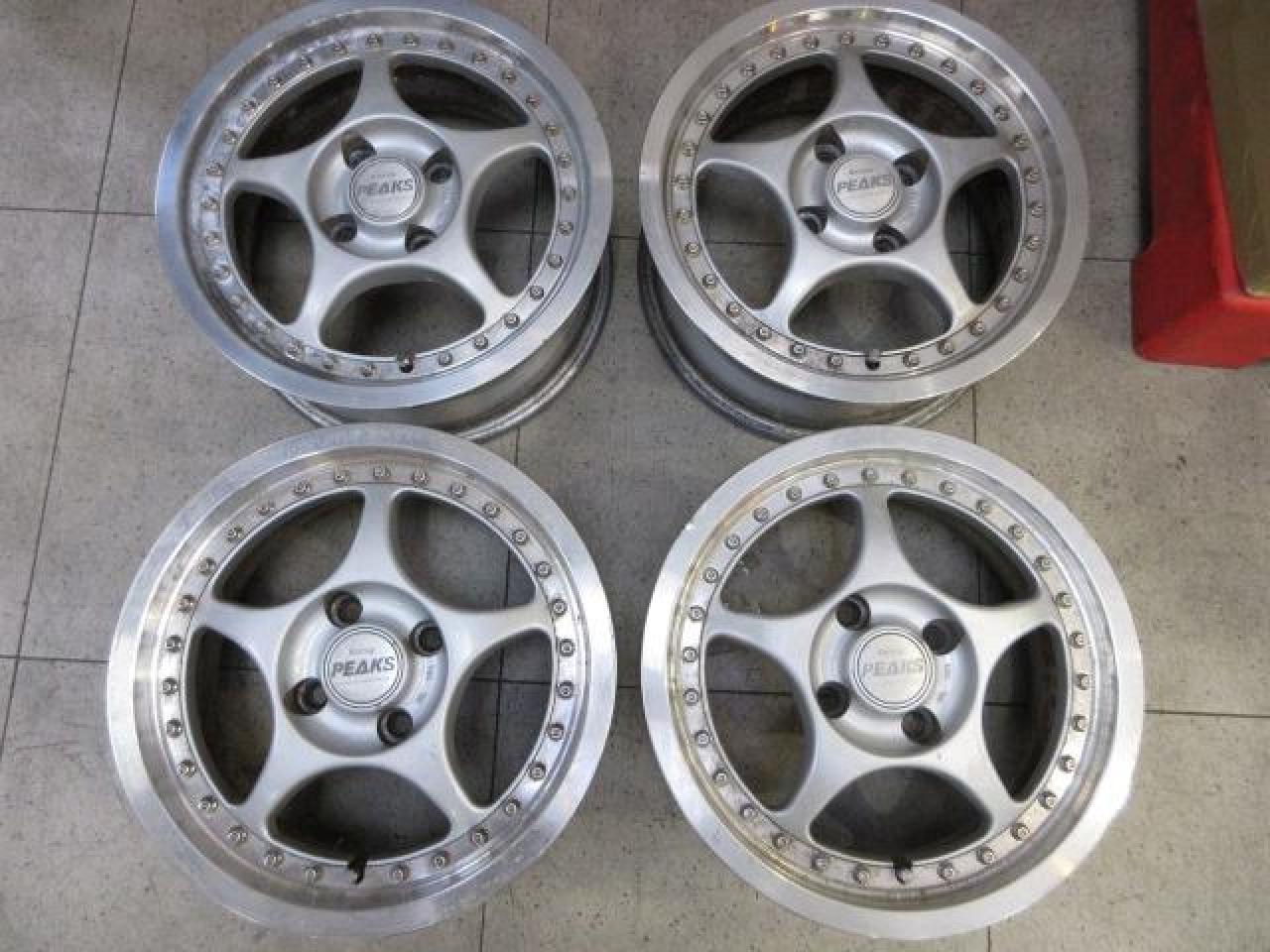 【リペアベースに!!】ENKEI Racing PEAKS | カー用品 アルミホイール 14インチホイールを通販で購入する | 中古カー ...