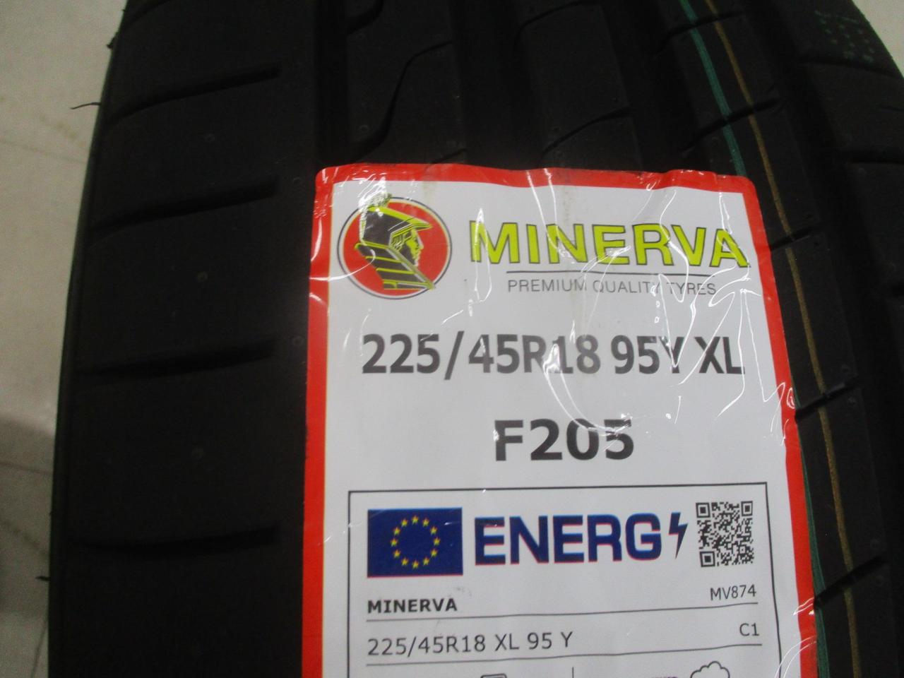 MINERVA F205 225/45R18 + MINERVA F205 225/45R18 | 新品 | アップガレージ ひたちなか店 ...