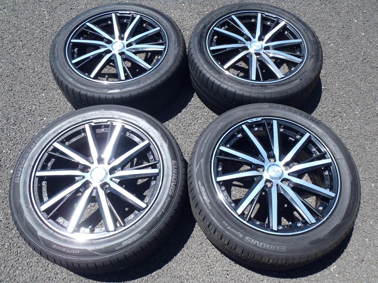 KYOHO STEINER SF-V + ROADSTONE EUROVIS Sport 04 225/50R18 99W + DUNLOP ENASAVE RV505 225/50R18 ...