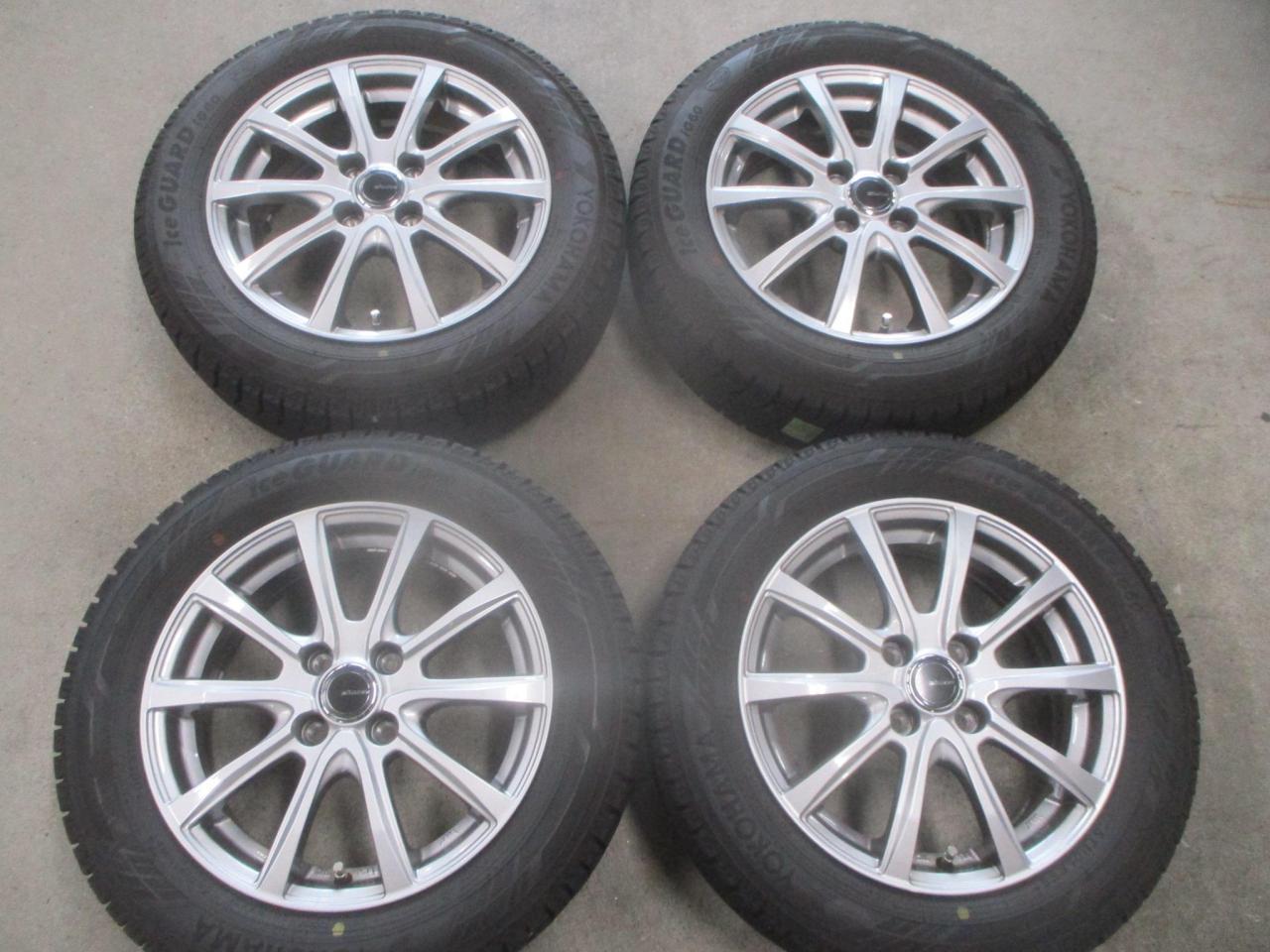 YOKOHAMA(YFC) STANDARD WHEEL MILLOUS VX + YOKOHAMA ice GUARD iG60 | カー用品 スタッドレスタイヤホイールセット 15インチ ...