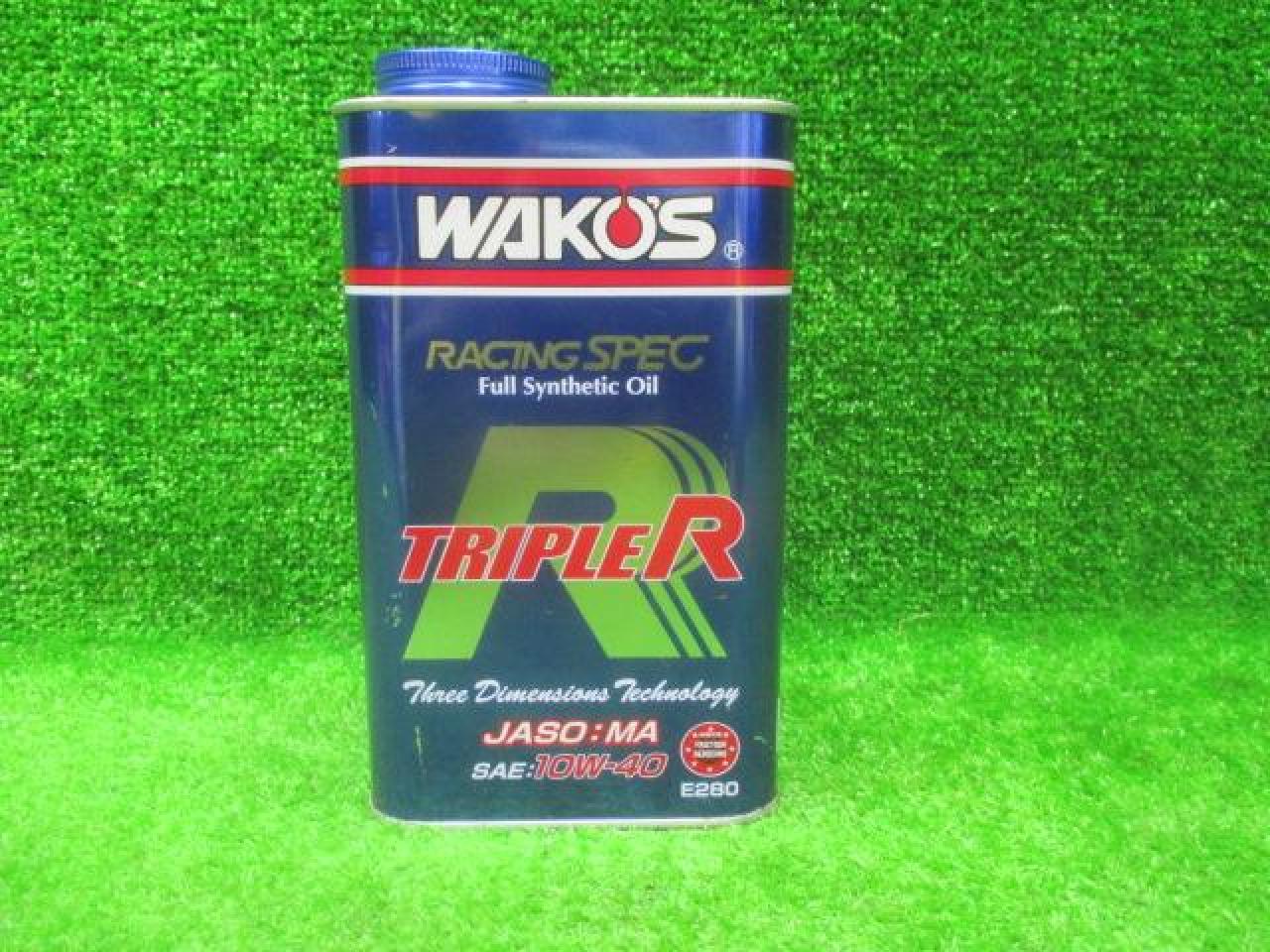 WAKO’S TR-40 トリプルアール 10W40 レーシングスペックエンジンオイル E280 1L | カー用品 ケミカル用品 オイル(各種)を通販で購入する | 中古カー＆バイク用品の ...