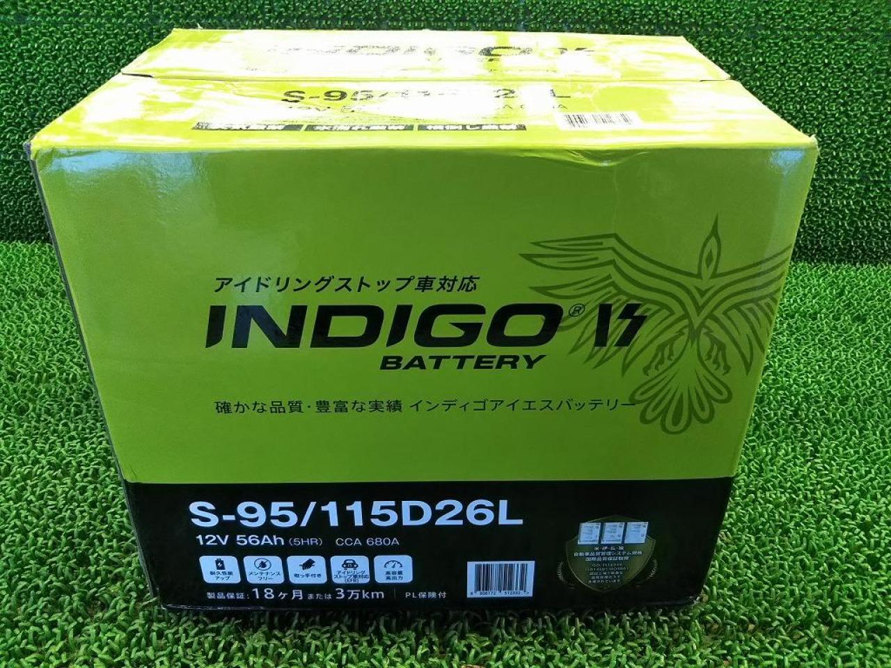 INDIGO BATTERY S-95/115D26L | カー用品 メンテナンス バッテリーを通販で購入する | 中古カー＆バイク用品の販売 ...