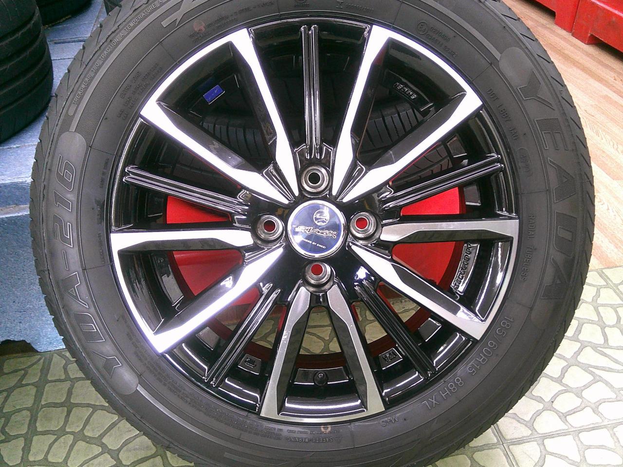 KYOHO SMACK VALKYRIE + YEADA YDA-216 | カー用品 タイヤホイールセット 15インチタイヤホイールセットの ...