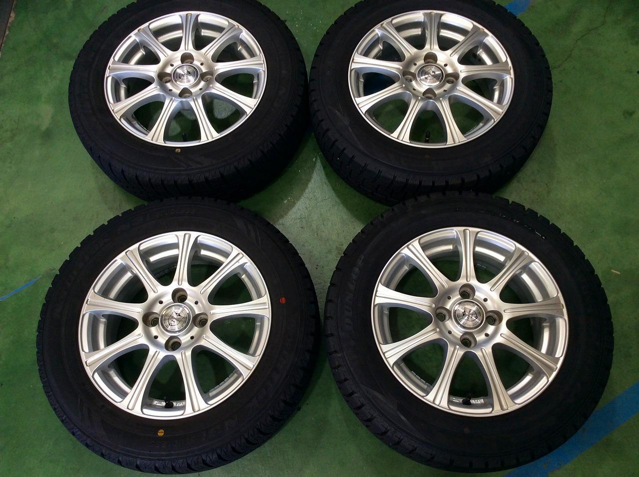 weds JOKER MAGIC + DUNLOP WINTERMAXX WM02 / AutoBacks NorthTrek N3i 175/65R14 ミゾたっぷり 20系bB/マーチ ...