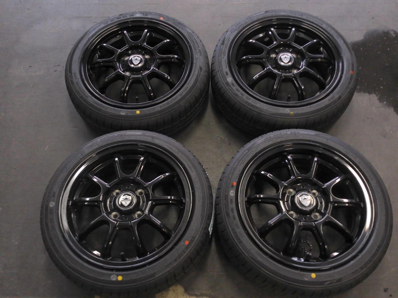 Lehrmeister ESTROSA VR-10 + KENDA KR203 | カー用品 タイヤホイールセット 14インチタイヤホイールセットを通販で購入する | 中古カー＆バイク用品の ...