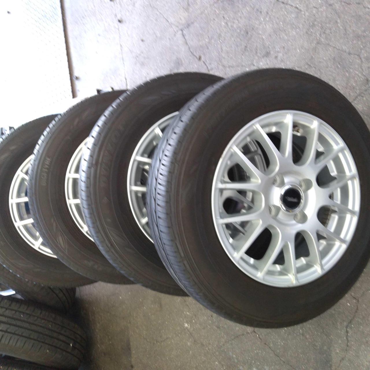 BRIDGESTONE(ブリヂストン) BRIDGESTONE TOPRUN M7 +【DUNLOP 】ENASAVE EC202 | カー用品 タイヤホイールセット 14インチタイヤホイール ...