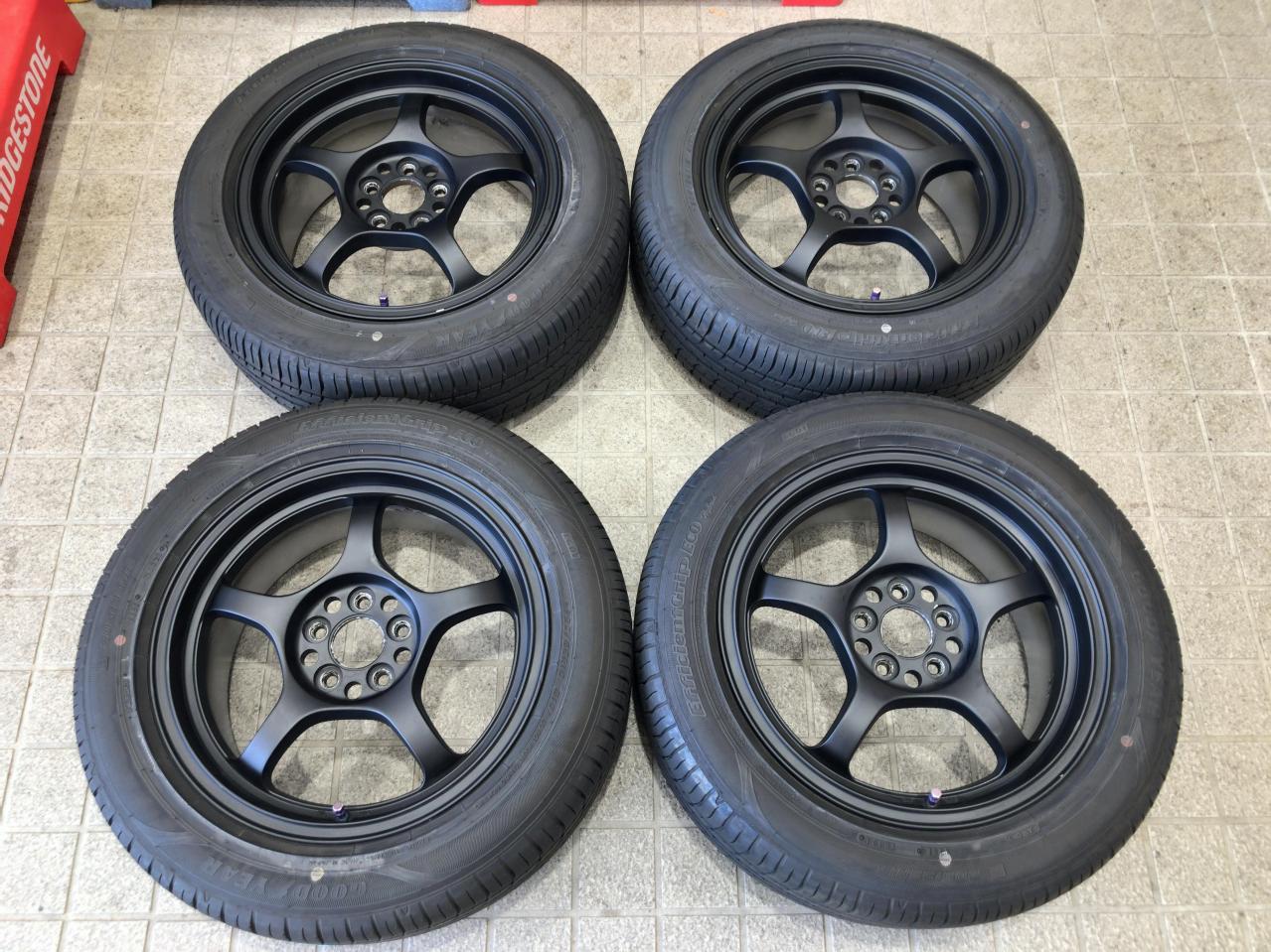 RAYS GRAM LIGHTS 57C + GOODYEAR EfficientGripEco Hybrid EG01 | カー用品 タイヤ ...