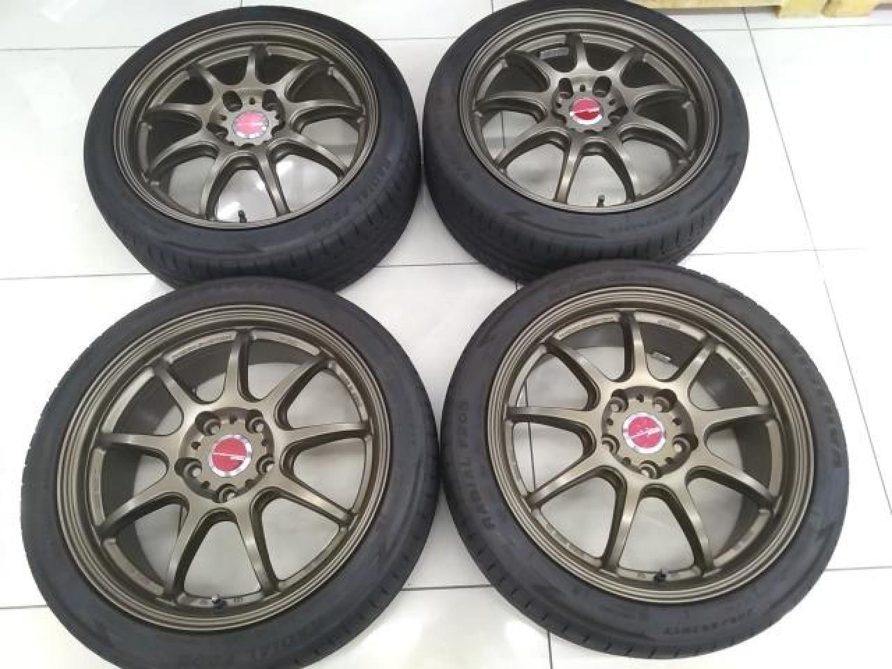 WORK EMOTION D9R + MINERVA F205 | カー用品 タイヤホイールセット 17インチタイヤホイールセットの通販 ...