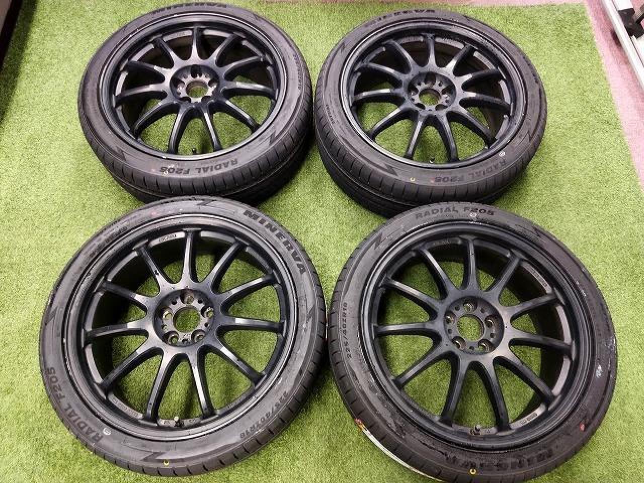 WORK(ワーク) EMOTION 11R (5HOLE) + MINERVA F205 | カー用品 タイヤホイールセット 18インチタイヤ ...