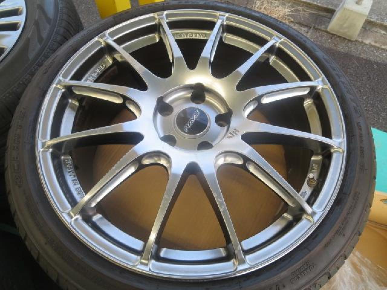RAYS VOLK RACING G12 + DELINTE THUNDER D7 | カー用品 タイヤホイールセット 19インチタイヤ ...
