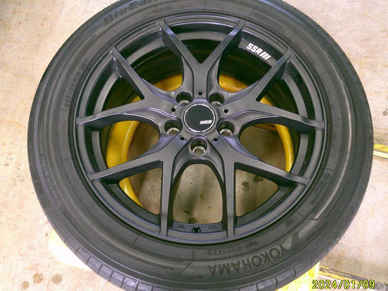 TANABE SSR SERIES GTV03 + YOKOHAMA BluEarth-XT AE61 (X07186) | カー用品 タイヤホイールセット 18インチタイヤホイールセットを ...