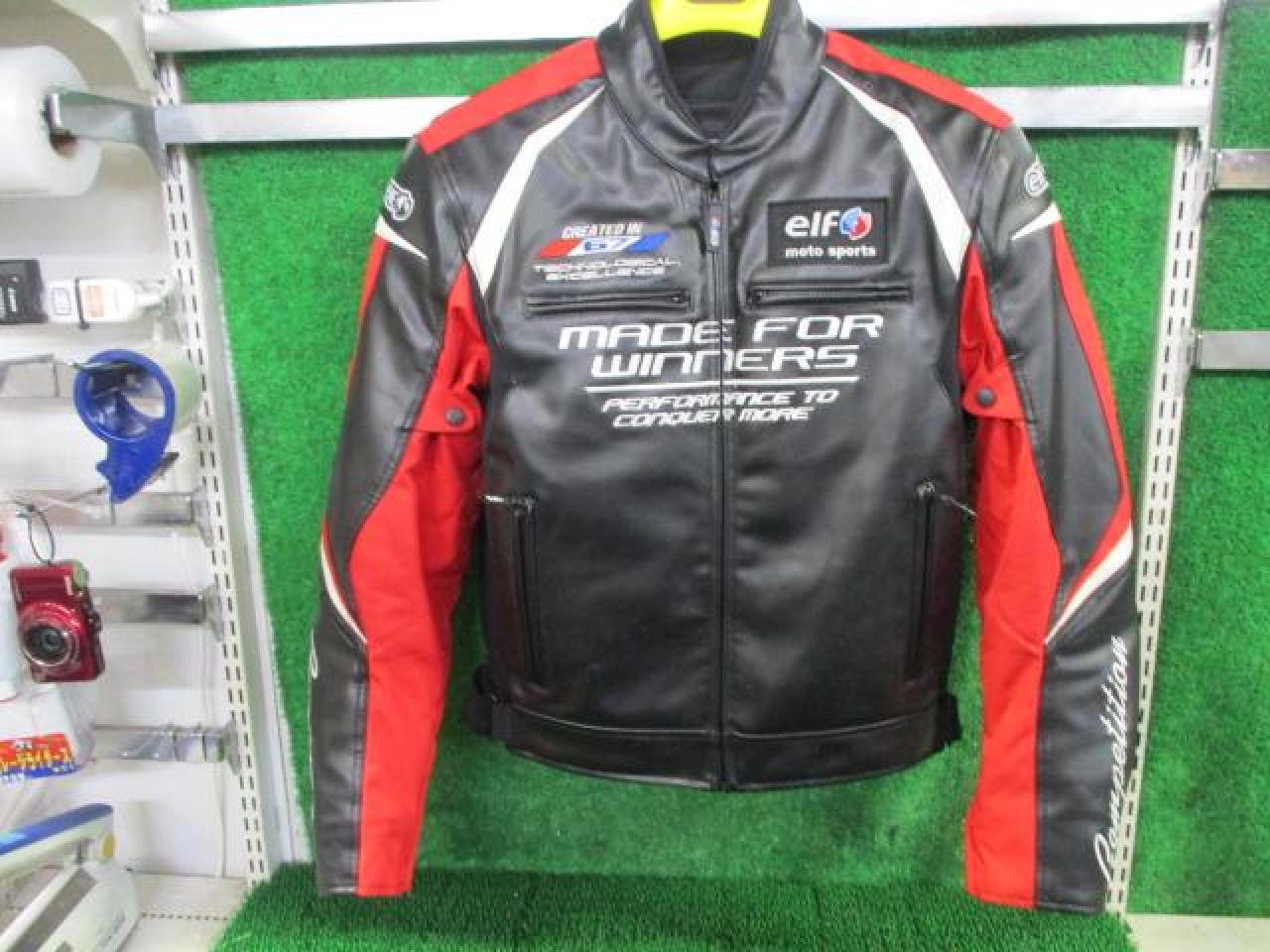 【elf】エルフ EJ-W108 エボルツィオーネ PUレザージャケット Lサイズ | 中古品 | アップガレージ ライダース宇都宮インターパーク店 | バイク用品 ウエア ジャケット(二輪 ...