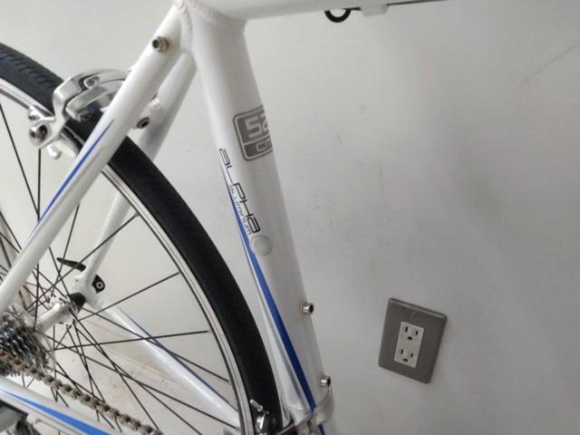TREK alpha 1.2 2008年 700c 2x8s アルミロードバイク サイズ:52cm ホワイト 目安身長:165‐179cm ...