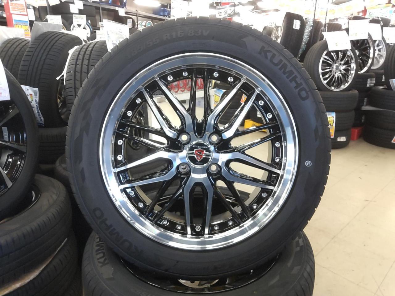 KYOHO STEINER LMX + KUMHO ECSTa HS52 ☆新品タイヤ付☆ | カー用品 タイヤホイールセット 16インチタイヤホイールセットを通販で購入する | 中古カー ...