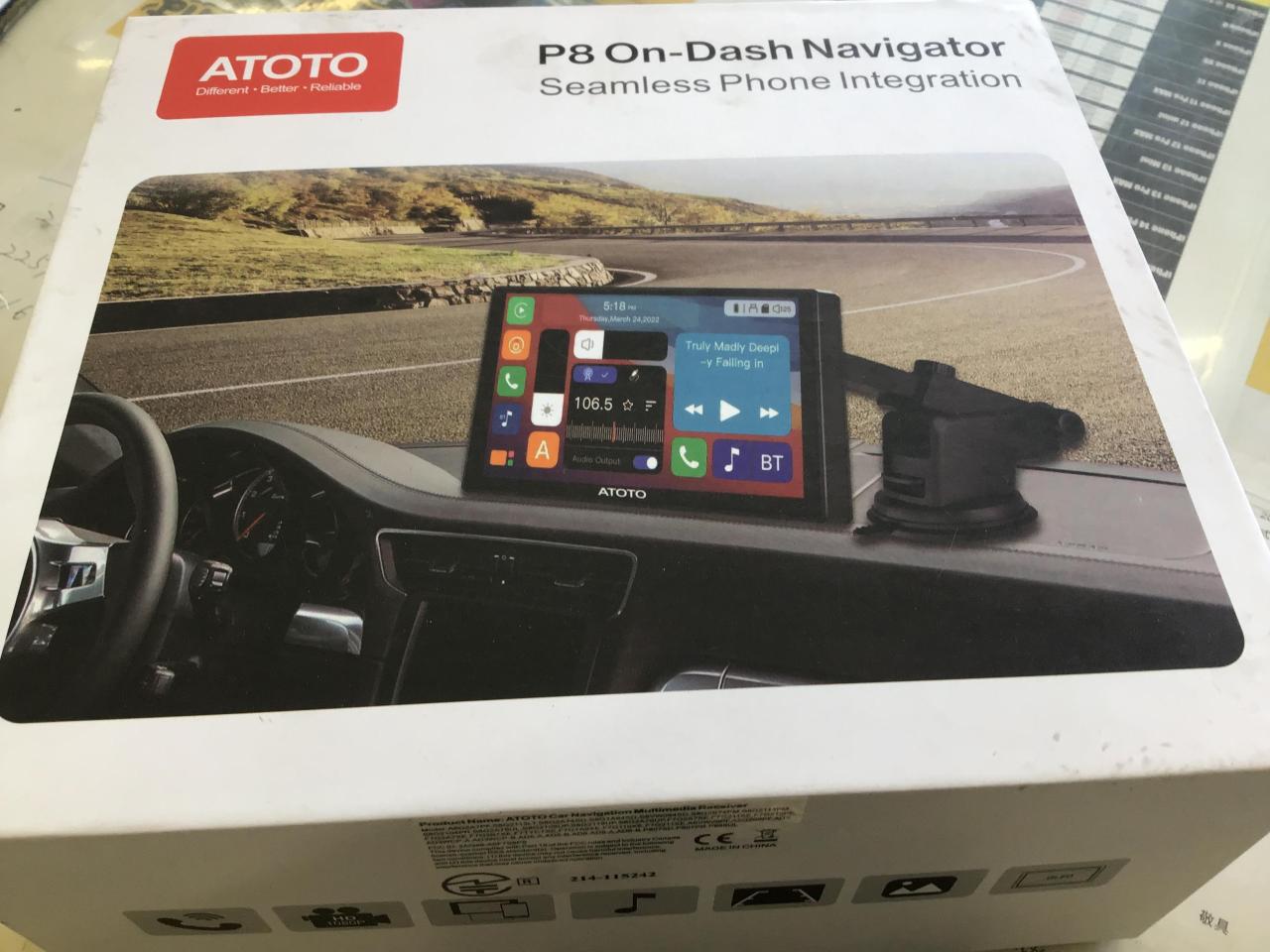 【ATOTO】P8 ON-DASH NAVIGATOR | カー用品 オンダッシュモニター オンダッシュモニター（非地デジ）を通販で購入する ...