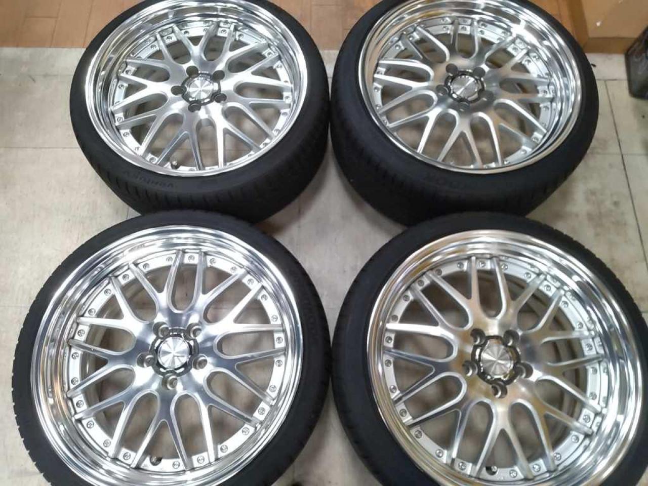 WORK(ワーク) LANVEC(ランベック) Lanvec LM1 + HANKOOK(ハンコック)/KINGSTAR Ventus V12evo2 | カー用品 タイヤホイールセット 19 ...