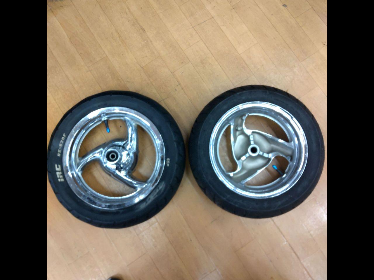 ホンダ(HONDA)純正OP(オプション)メッキ ホイール 前後セット ※タイヤオマケ【FORZA(フォルツァ)/MF08】 | バイク用品 ...