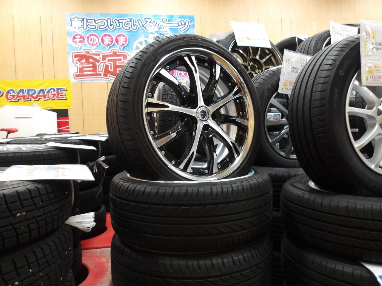 WORK SCHWERT SC4 +DELINTE THUDER D7【プリウス・ウィッシュ・CT等】 | カー用品 タイヤホイールセット ...