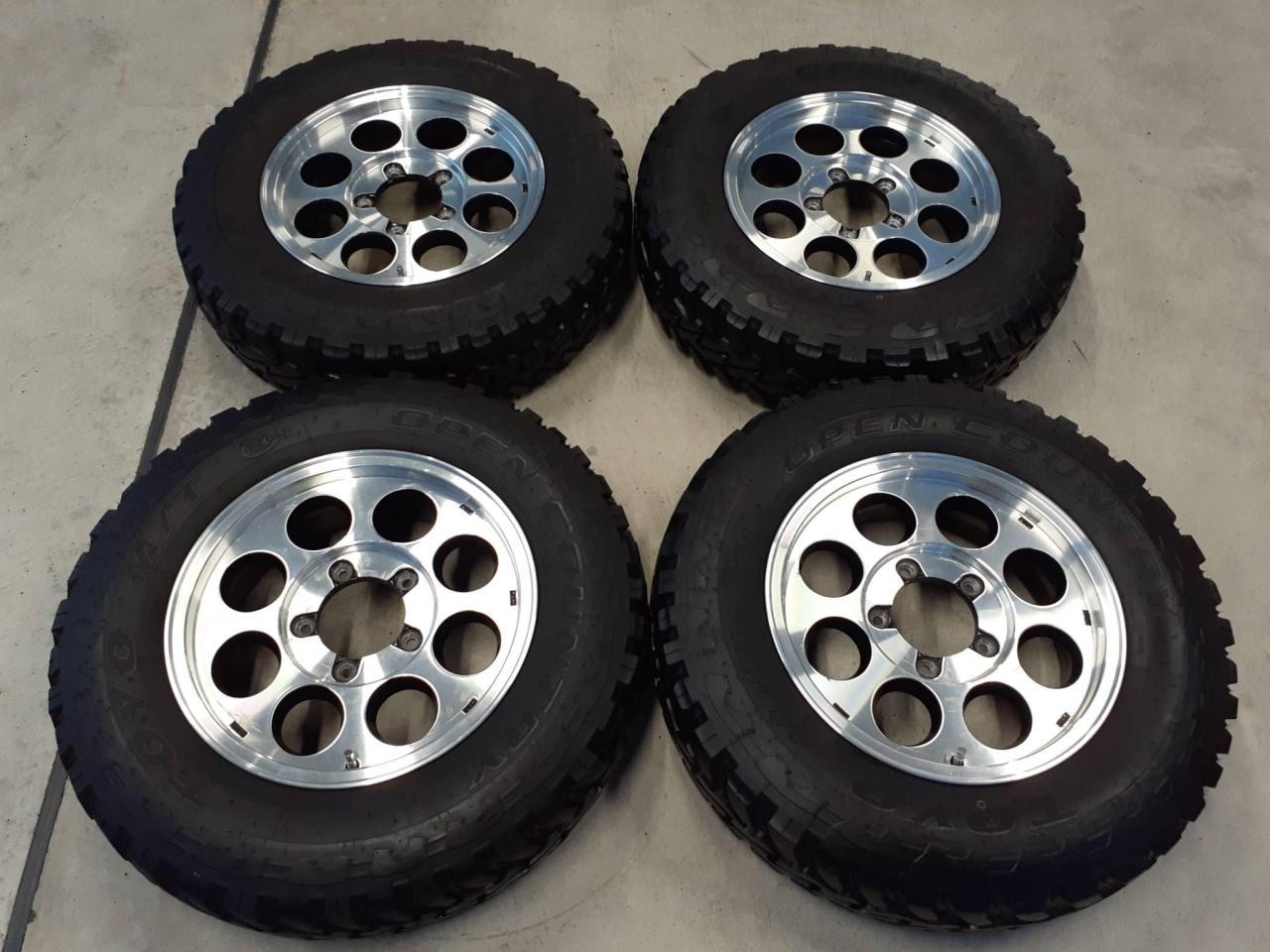 WOODBELL(ウッドベル)TYSAN(タイサン)+TOYO OPEN COUNTRY M/T 195/80R16 104/102Q 6PR. | カー用品 タイヤホイールセット 16インチ ...