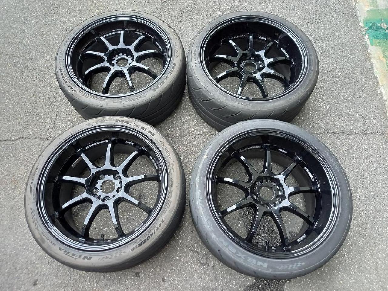 6WORK EMOTION(エモーション) D9R+NEXEN NFERA SUR4 | カー用品 タイヤホイールセット 19インチタイヤ ...