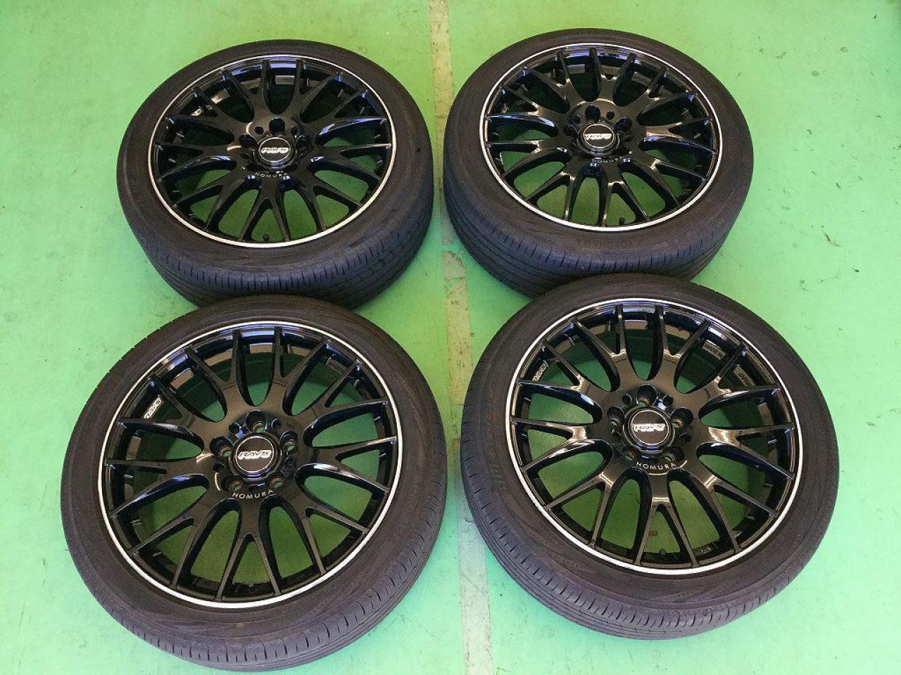 【RAYS(レイズ)】HOMURA(ホムラ) 2×9 Plus+【YOKOHAMA】BluEarth RV RV03 215/45R18 ...