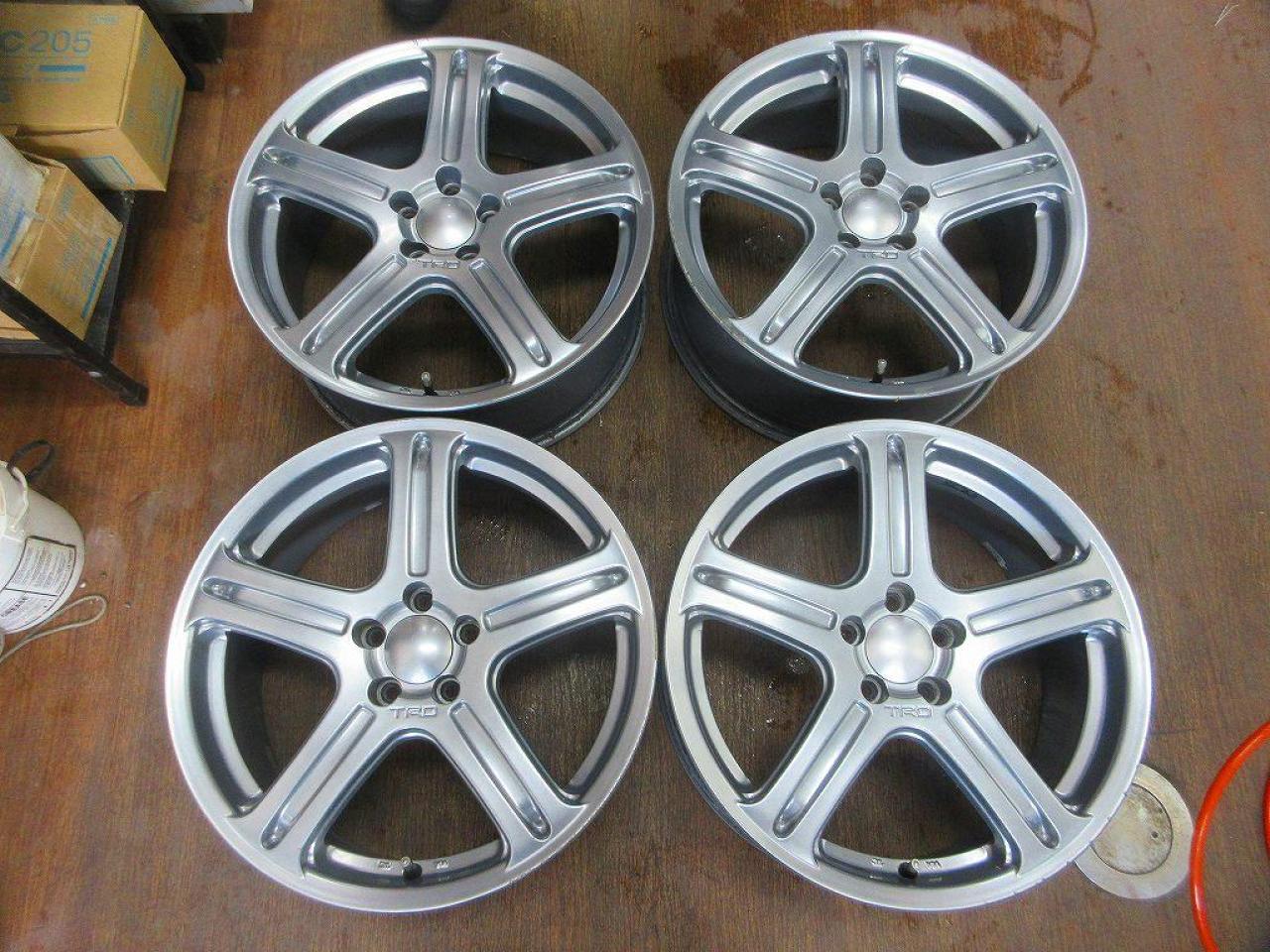 【TRD(ティーアールディー)】 ALUMINUM WHEEL TF1 4本セット | カー用品 アルミホイール 17インチホイールを通販で ...