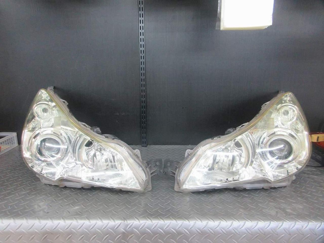 【スバル純正】BR系 レガシィ ツーリングワゴン 前期 2.5GT Lパッケージ アプライドAから取り外し 純正HIDヘッドライト 左右セット ...