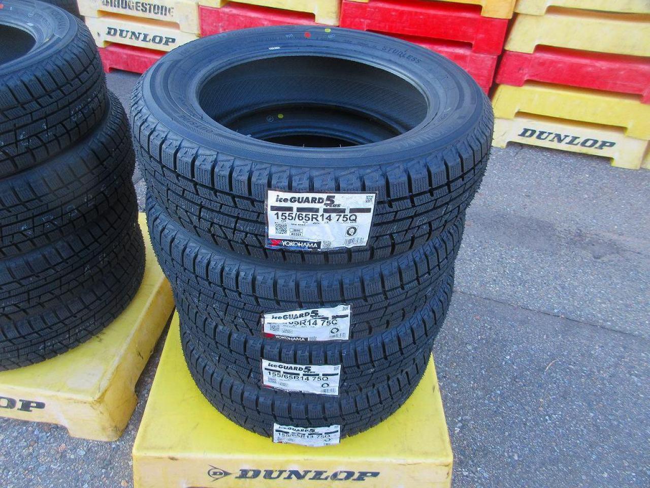 3【T倉庫】【YOKOHAMA】 iceGUARD iG50plus 155/65R14 75Q 2021年製 4本 | 新古品 | アップ ...