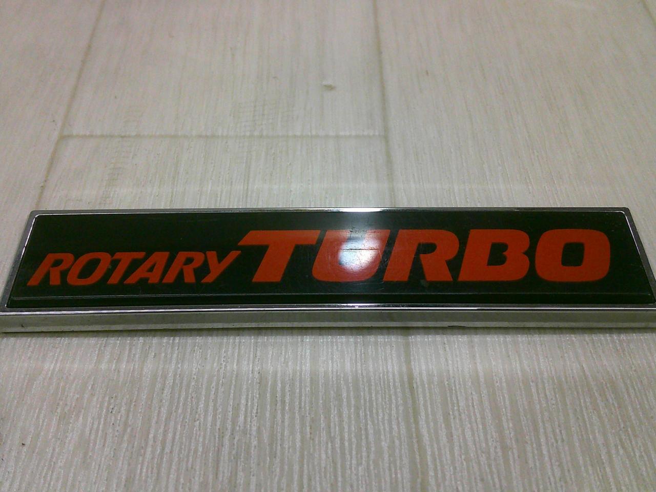 ROTARY TURBO ブラック×赤文字 23mm×107mm | カー用品 その他(カスタム・チューニング) その他ドレスアップを通販で ...