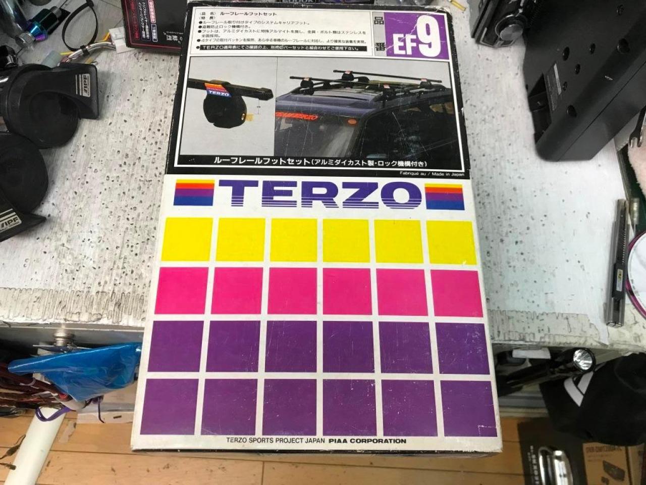TERZO EF9 ルーフレール用 | カー用品 キャリアを通販で購入する | 中古カー＆バイク用品の販売ならアップガレージ