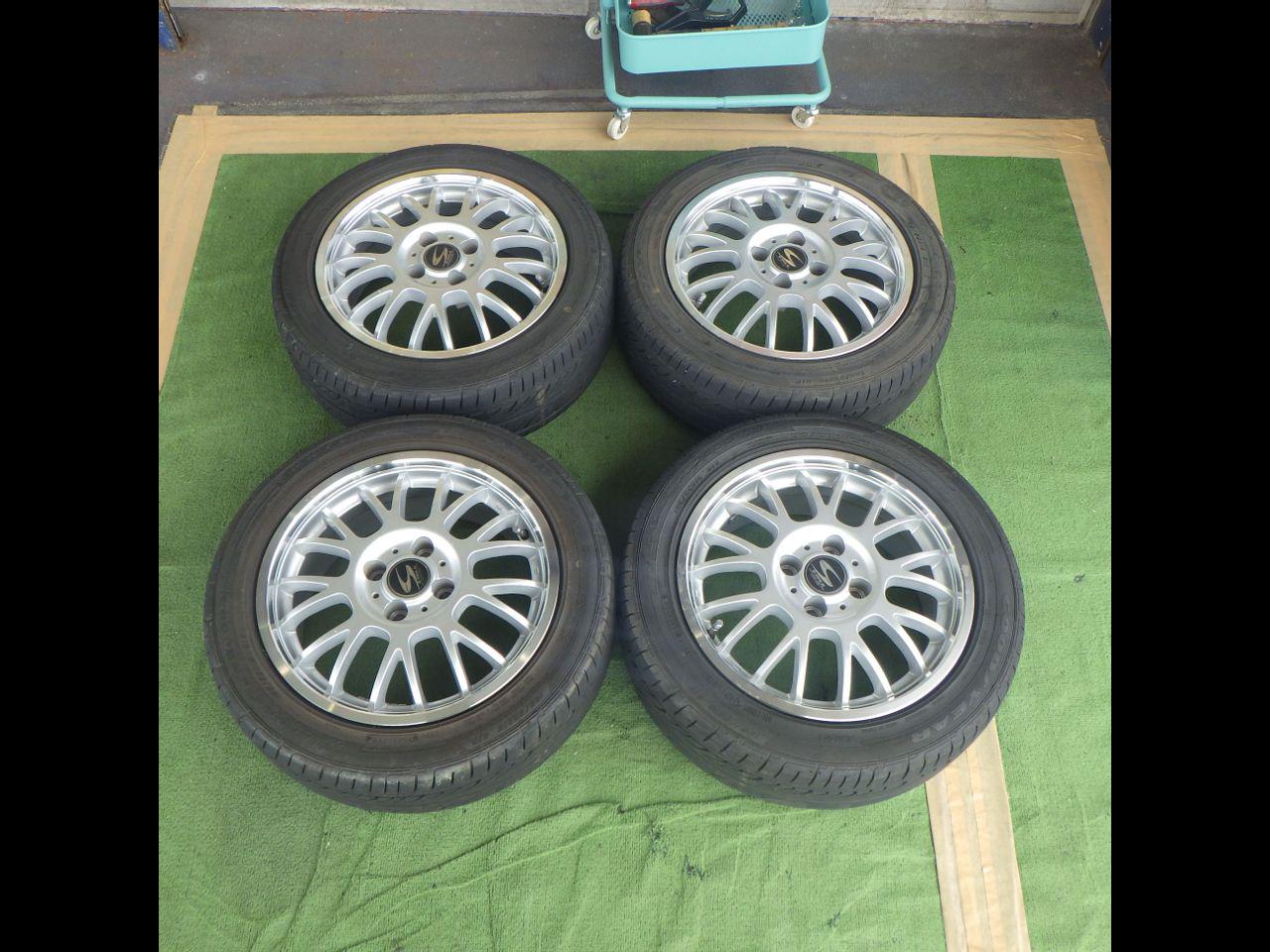 BADX(バドックス) S-HOLD(エスホールド) GLANZ + GOODYEAR(グッドイヤー) EAGLE LS2000 HybridⅡ | カー用品 タイヤホイールセット 15インチ ...