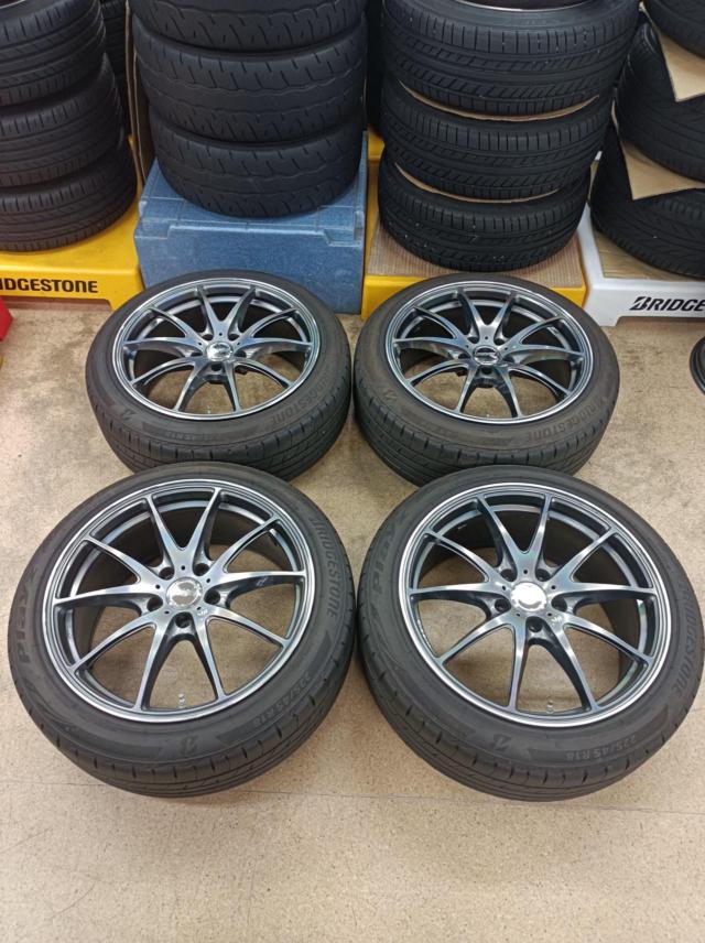 RAYS VOLK RACING G25 限定カラー ※FORGED/鍛造軽量アルミホイール!!+BRIDGESTONE Playz PX-RVⅡ 95W | 中古品 | アップガレージ 松山 ...