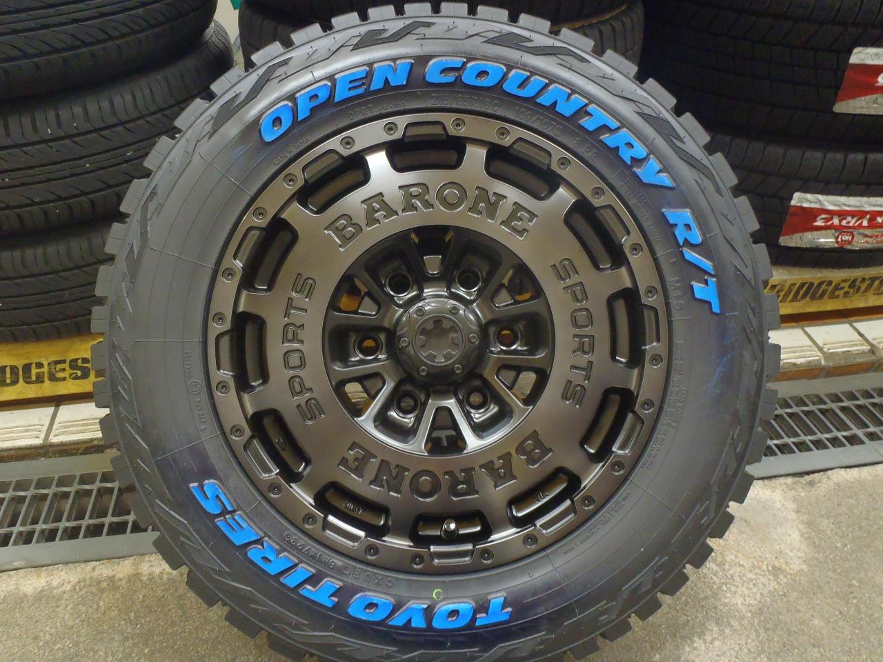 FABULOUS(ファブレス) BARONE(ヴァローネ) SPORTS AP-12(1P) + TOYO(トーヨー) OPEN COUNTRY R/T | カー用品 タイヤホイールセット ...